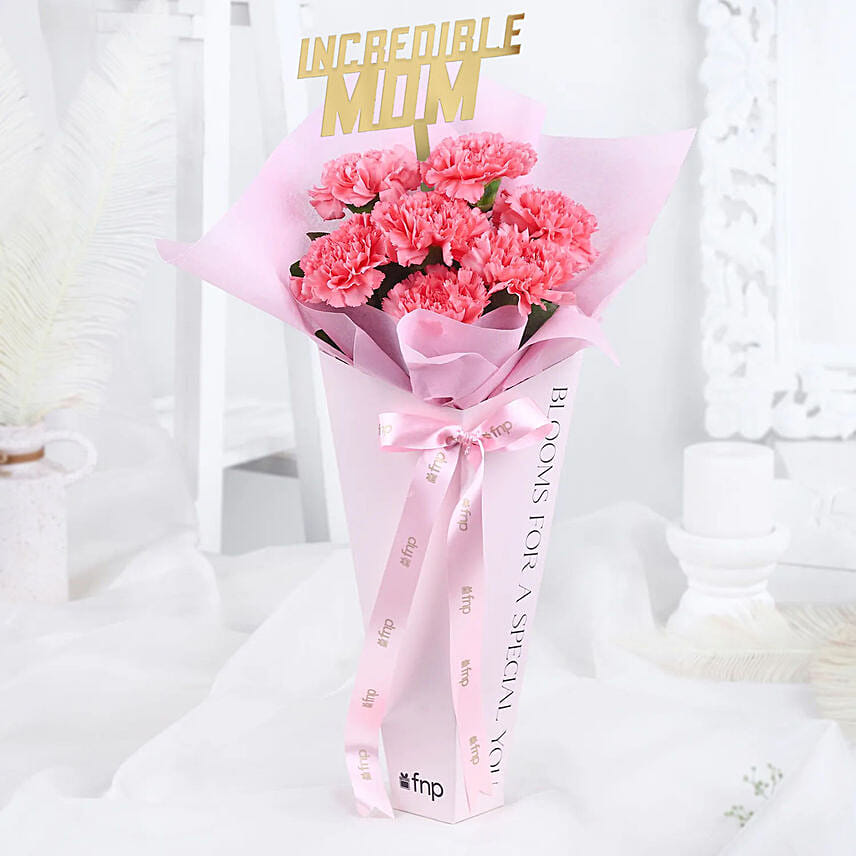 Sweet Carnation Symphony For Mom Delivery in Singapore - FNP SG