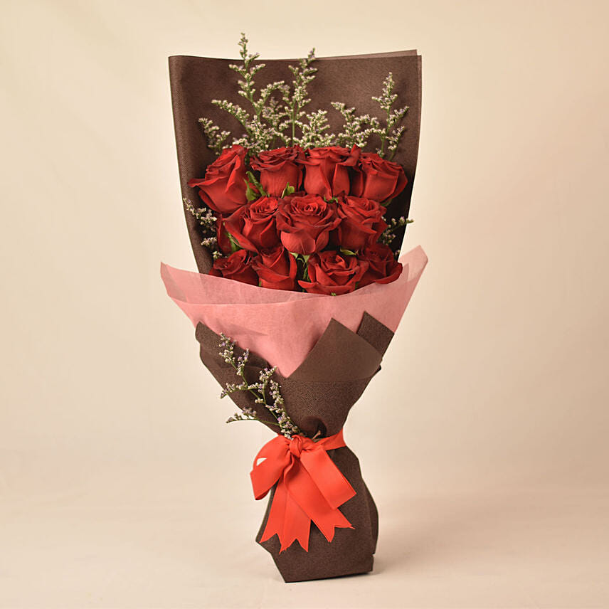 Love Red Roses Bouquet for 520 V-day Delivery in Singapore - FNP SG