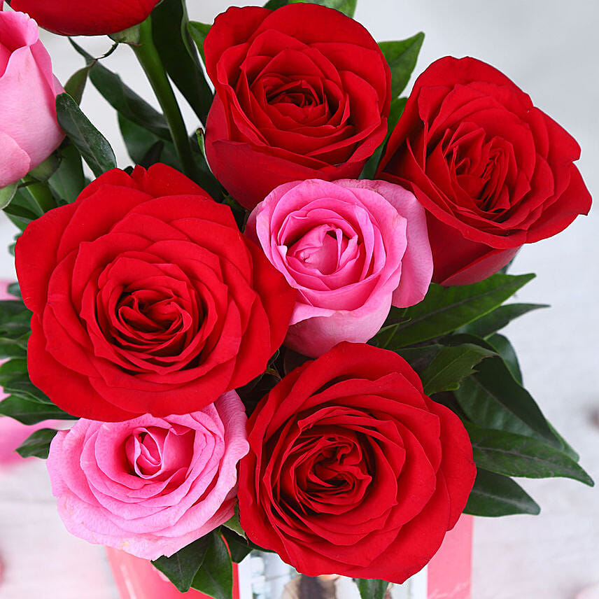 Romatic Radiance Flowers in Vase Delivery in Singapore - FNP SG