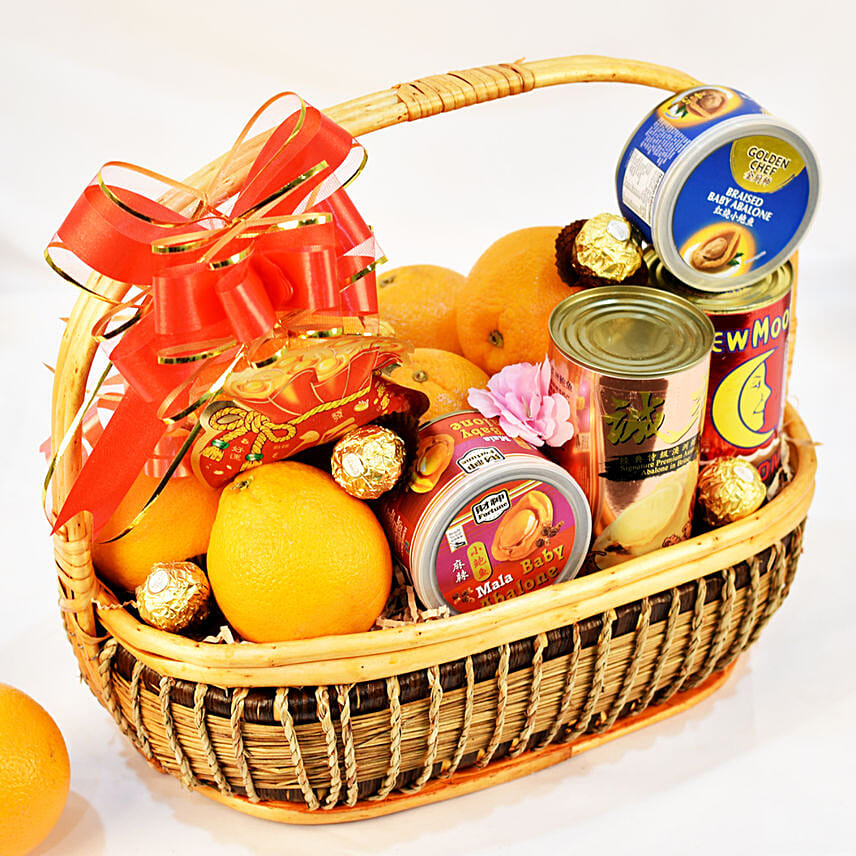 Fortune Cookies Delight Basket Delivery in Singapore - FNP SG