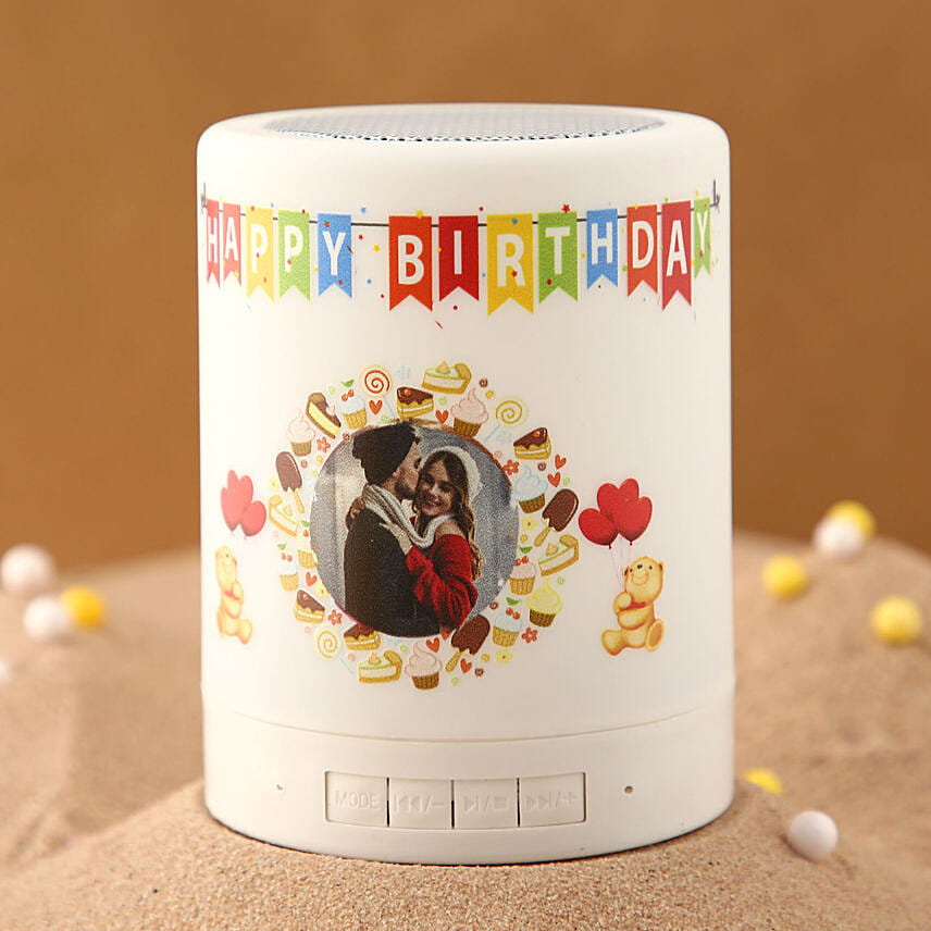 Personalised Happy Birthday LED Speaker Delivery in Singapore - FNP SG