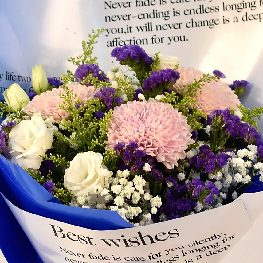 Best Wishes Flower Bouquet Delivery in Singapore - FNP SG