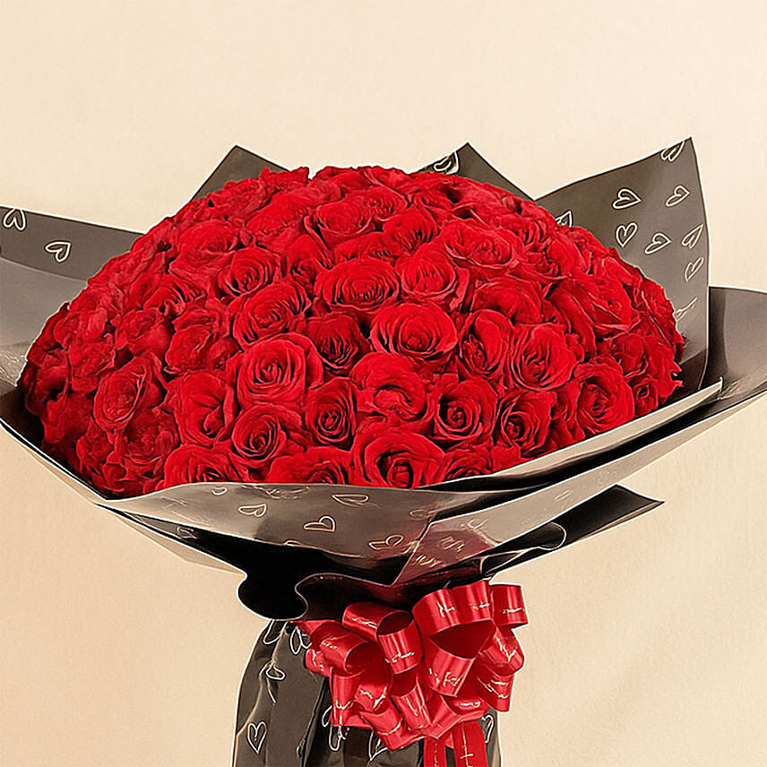 99 Red Roses Grand Bouquet Delivery in Singapore - FNP SG