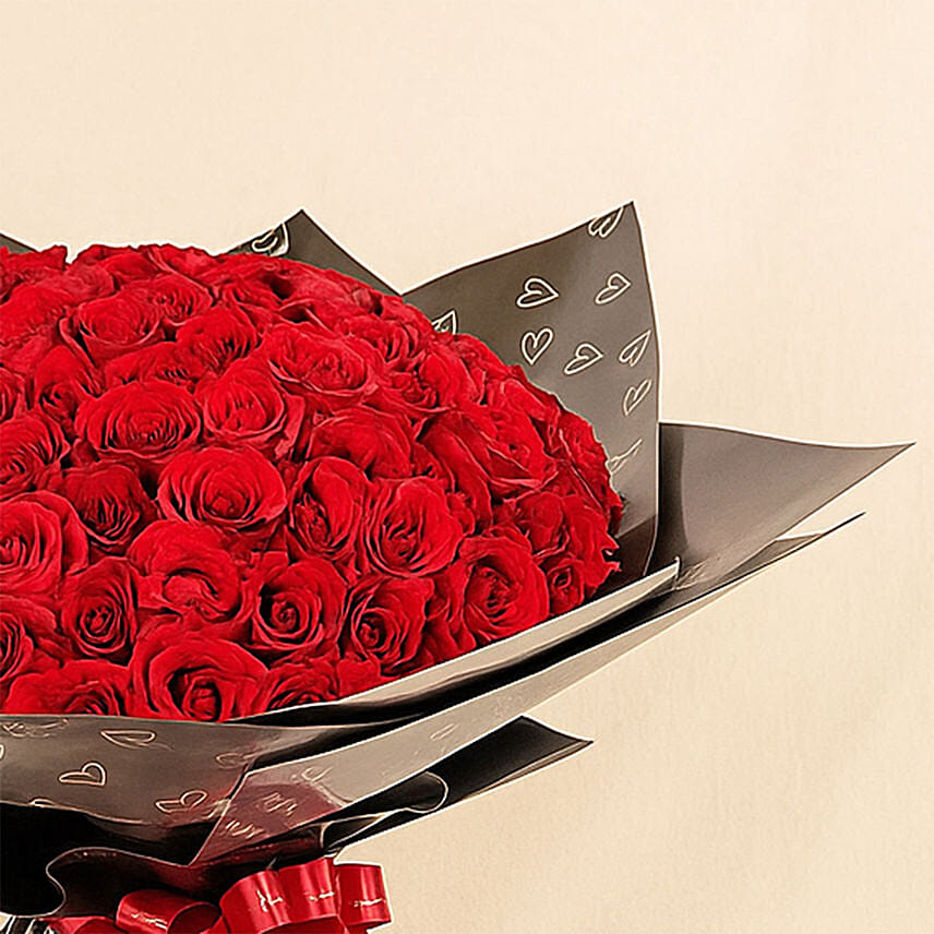 99 Red Roses Grand Bouquet Delivery in Singapore - FNP SG