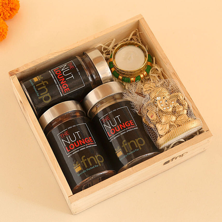 Diwali Wishes With Nutraj Dryfruits Gift Hamper Delivery in Singapore ...