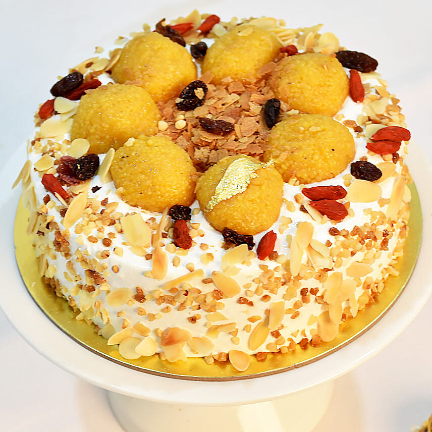 Motichoor Laddoo Cake for Deepavali Delivery in Singapore - FNP SG