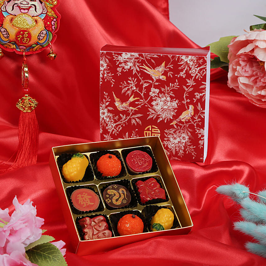 9 Pcs Huat Chocolate Box Delivery in Singapore - FNP SG