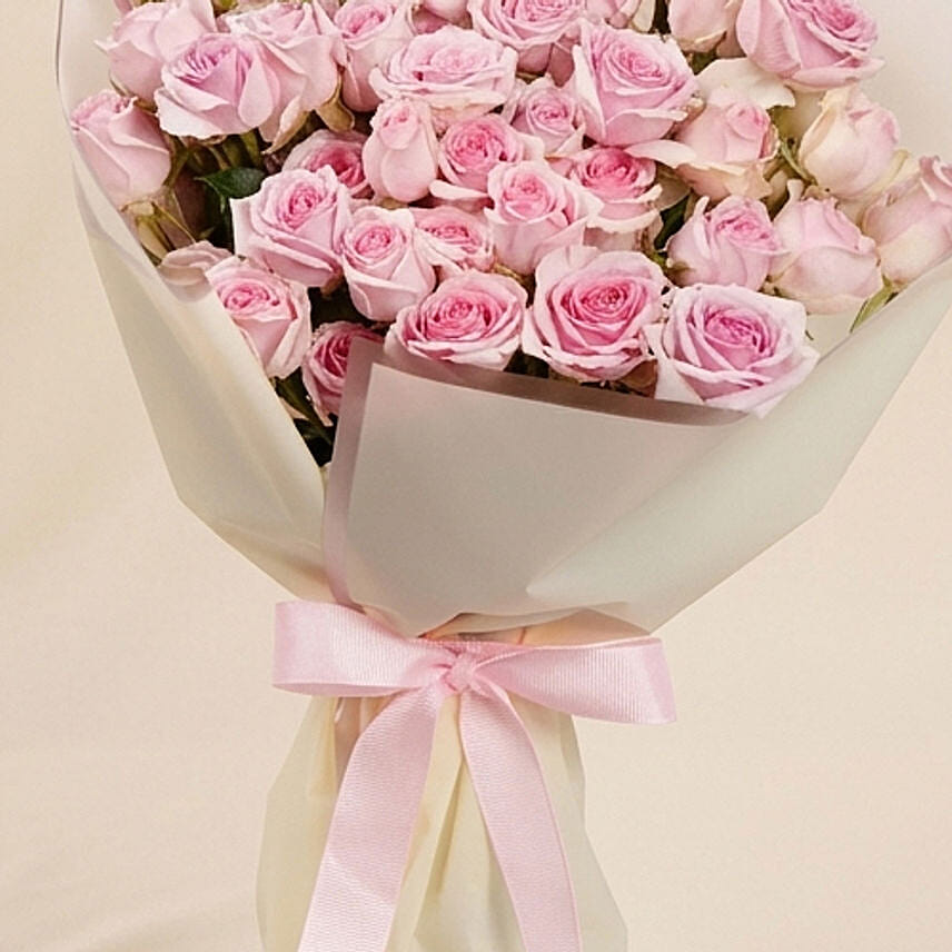 Pink Spray Roses Bouquet for Mom Delivery in Singapore - FNP SG