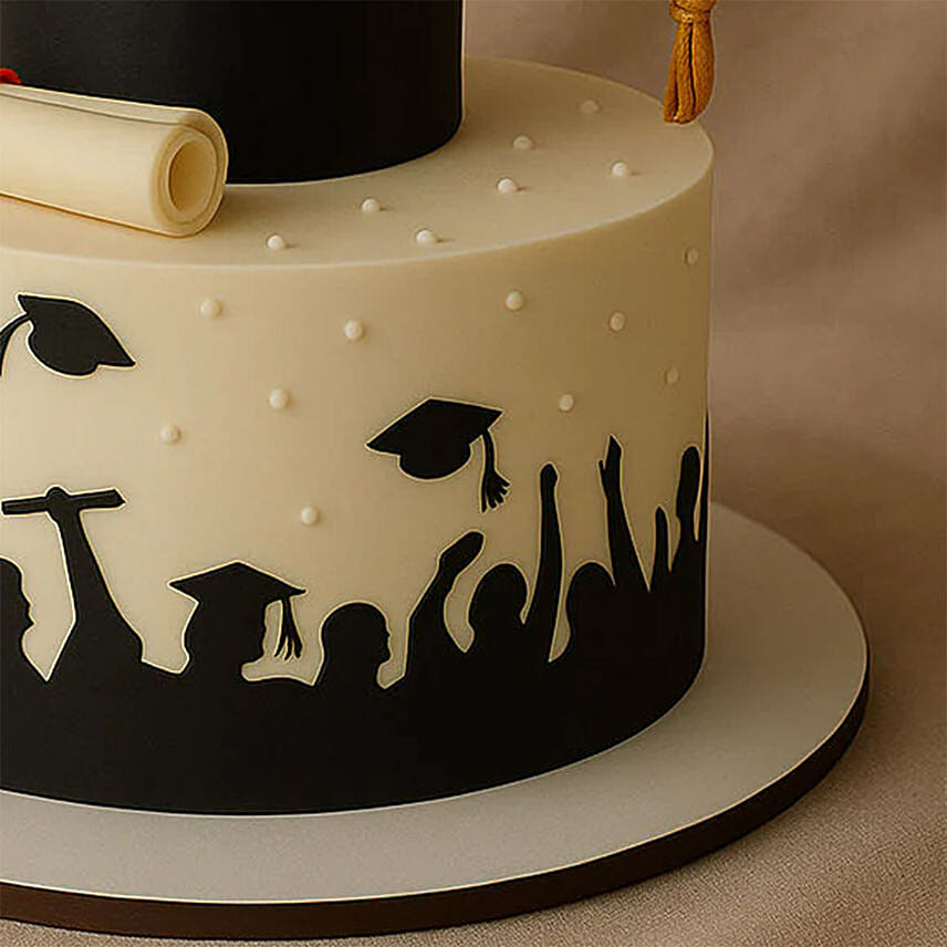 Celebratory Graduation Hat Chocolate Cake Delivery in Singapore - FNP SG