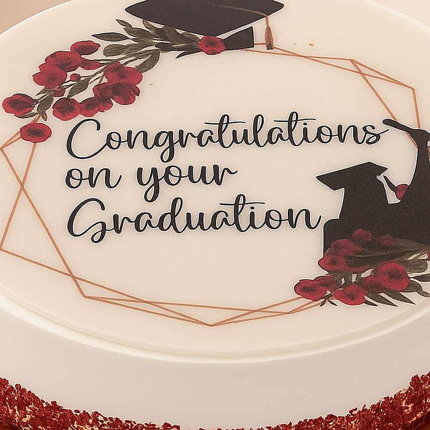 Graduation Red Velvet Cake Delivery in Singapore - FNP SG