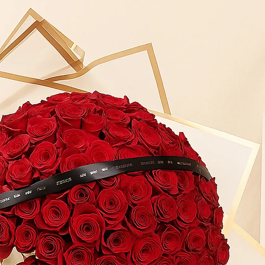 99 Red Roses Bouquet Delivery in Singapore - FNP SG