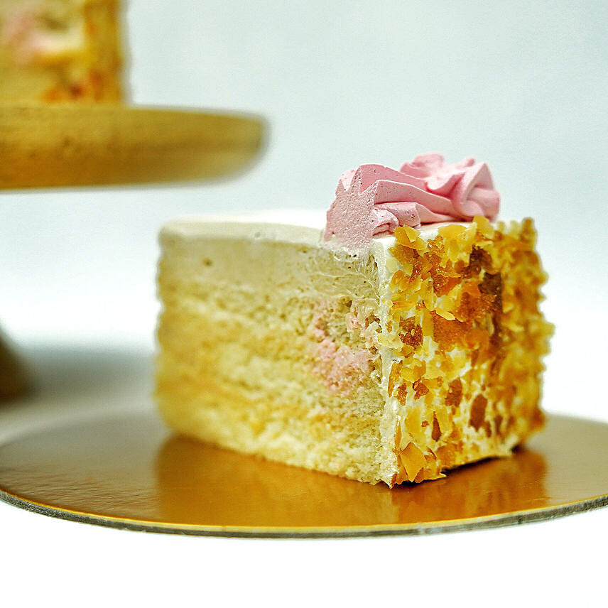 Pink Roses Box With Butter Sponge Cake Delivery in Singapore - FNP SG