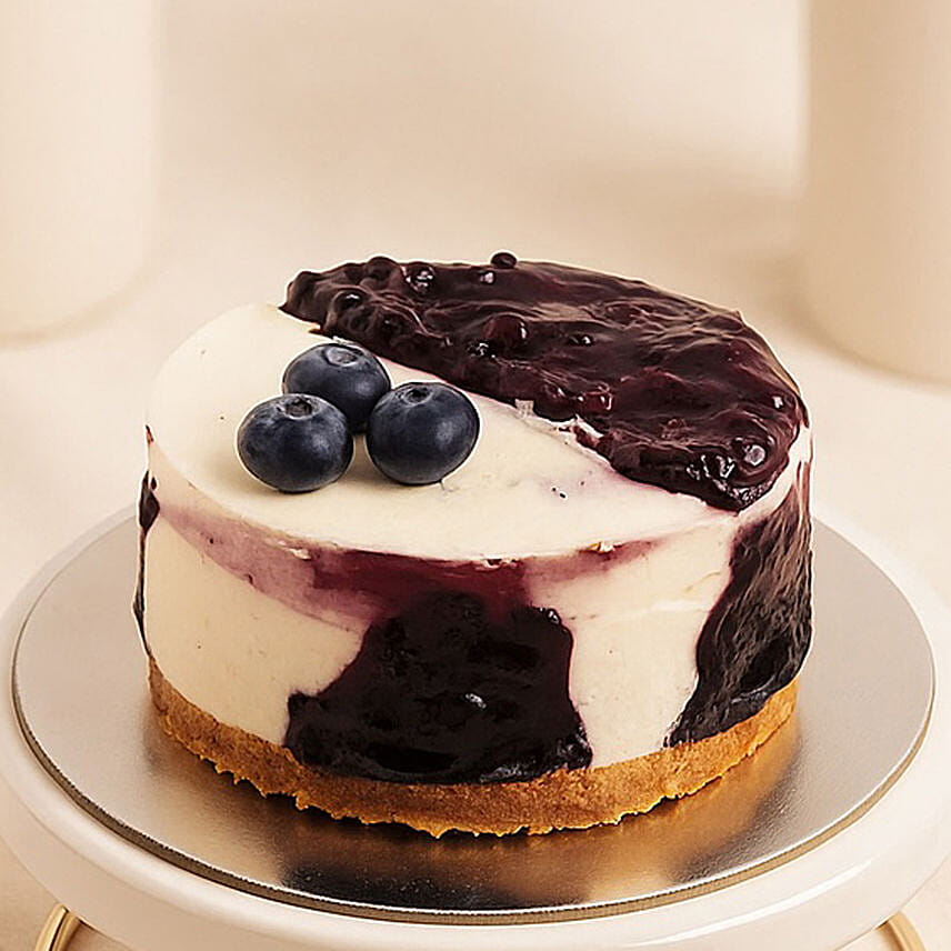 Mini Blueberry Cheese Mono Cake Delivery in Singapore - FNP SG