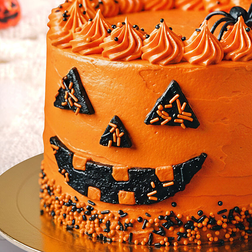 Spooky Jack-O’-Lantern Halloween Cake Delivery in Singapore - FNP SG