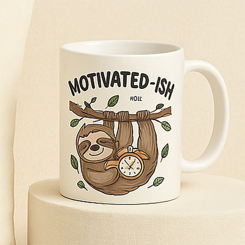 Sloth Life Cushion & Mug Gift Set Delivery in Singapore - FNP SG