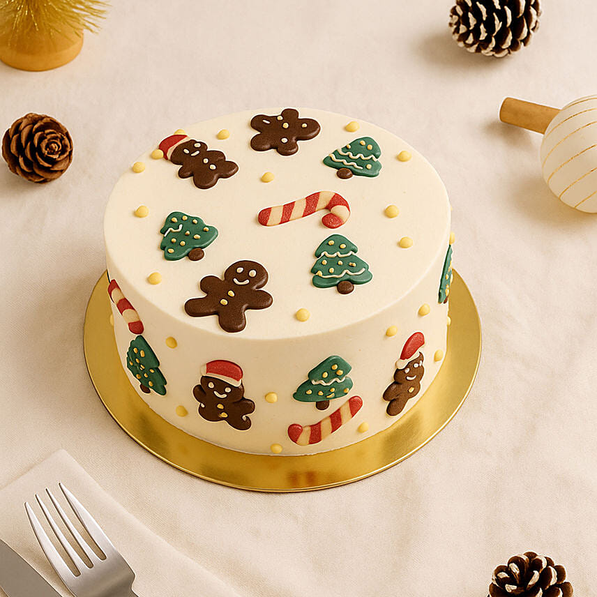 Christmas Gingerbread Forest Chocolate Fudge Cake Delivery in Singapore ...