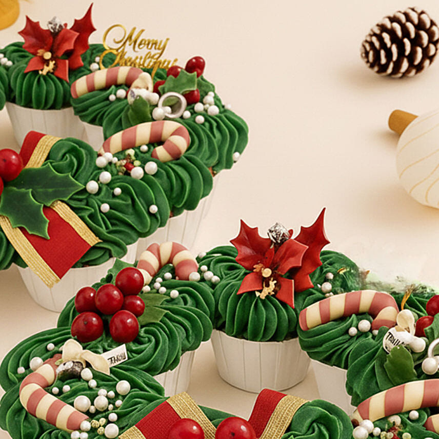 Pull Apart Wreath Cupcakes x2 Delivery in Singapore - FNP SG