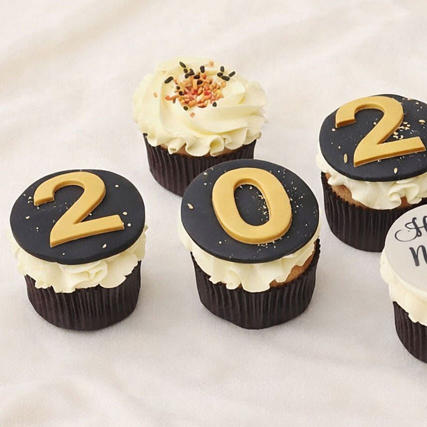 New Year Theme Cup Cakes Delivery in Singapore - FNP SG