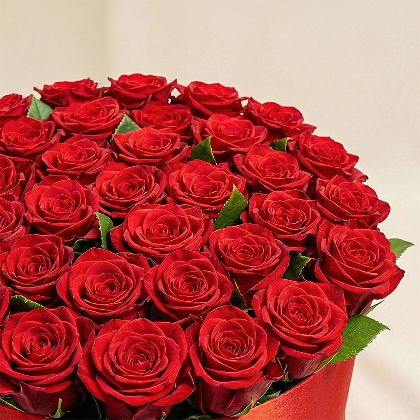 Red Roses in Red Box Delivery in Singapore - FNP SG