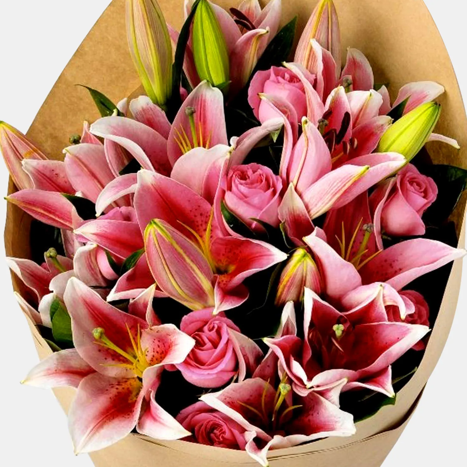 Bunch Of Pink Lilies Delivery in Singapore - FNP SG