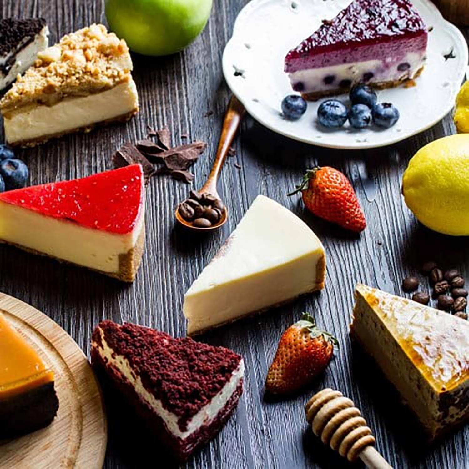 10 Assorted Flavour Cheesecake Slices- No Alcohol Delivery in Singapore ...