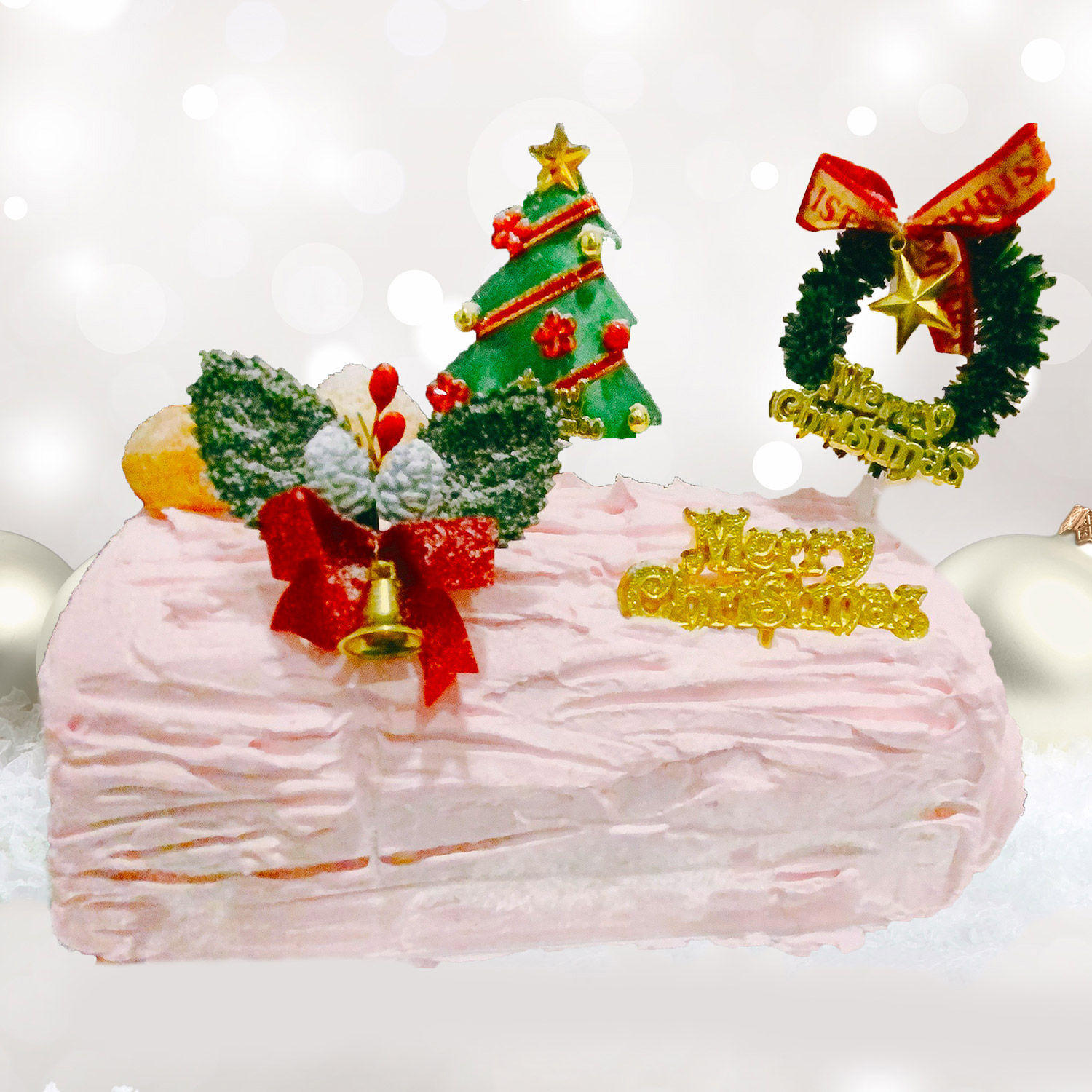 Lychee Martini Log Cake Delivery in Singapore - FNP SG