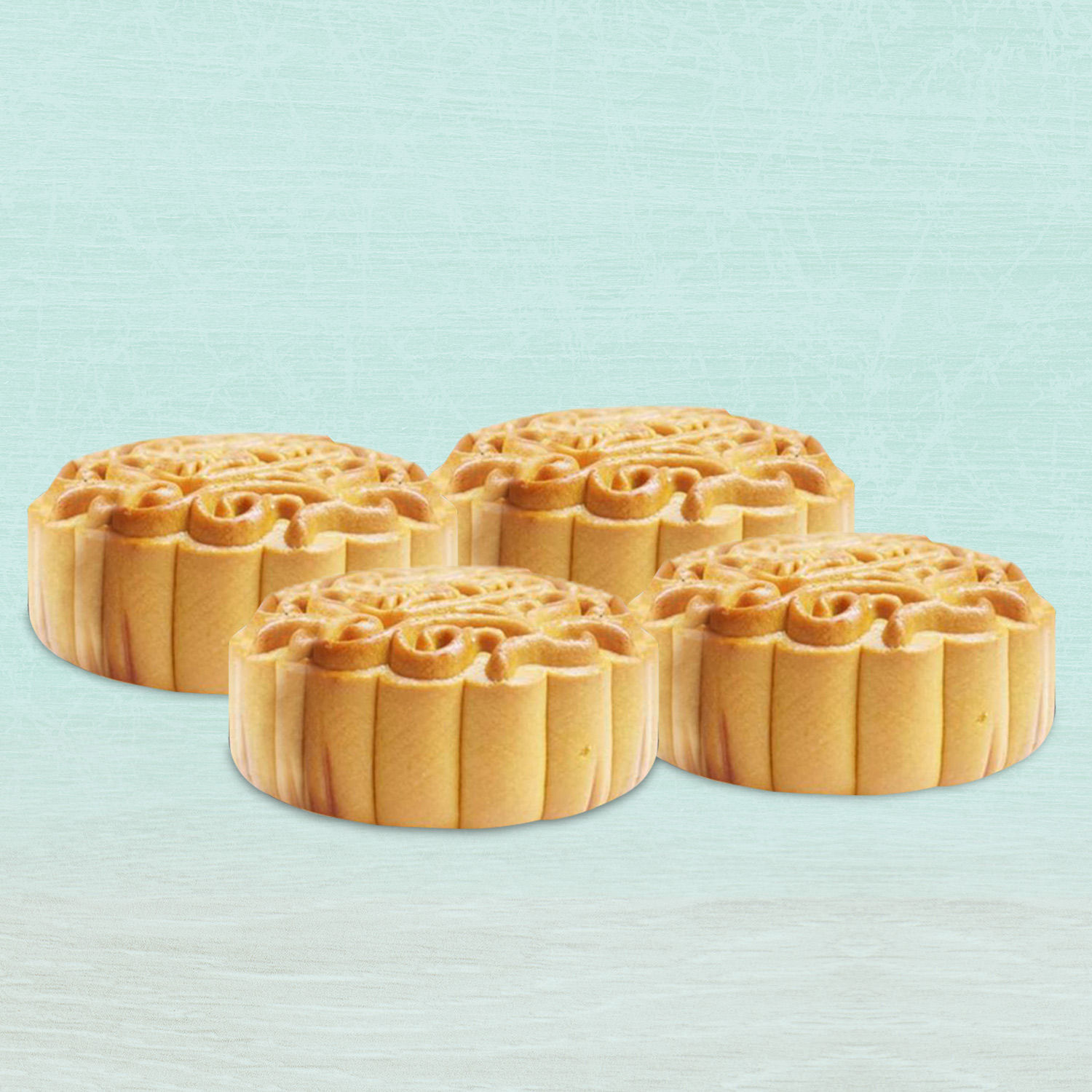 Pure White Lotus Mooncake With Sencha Yuzu Tea Box Delivery in ...