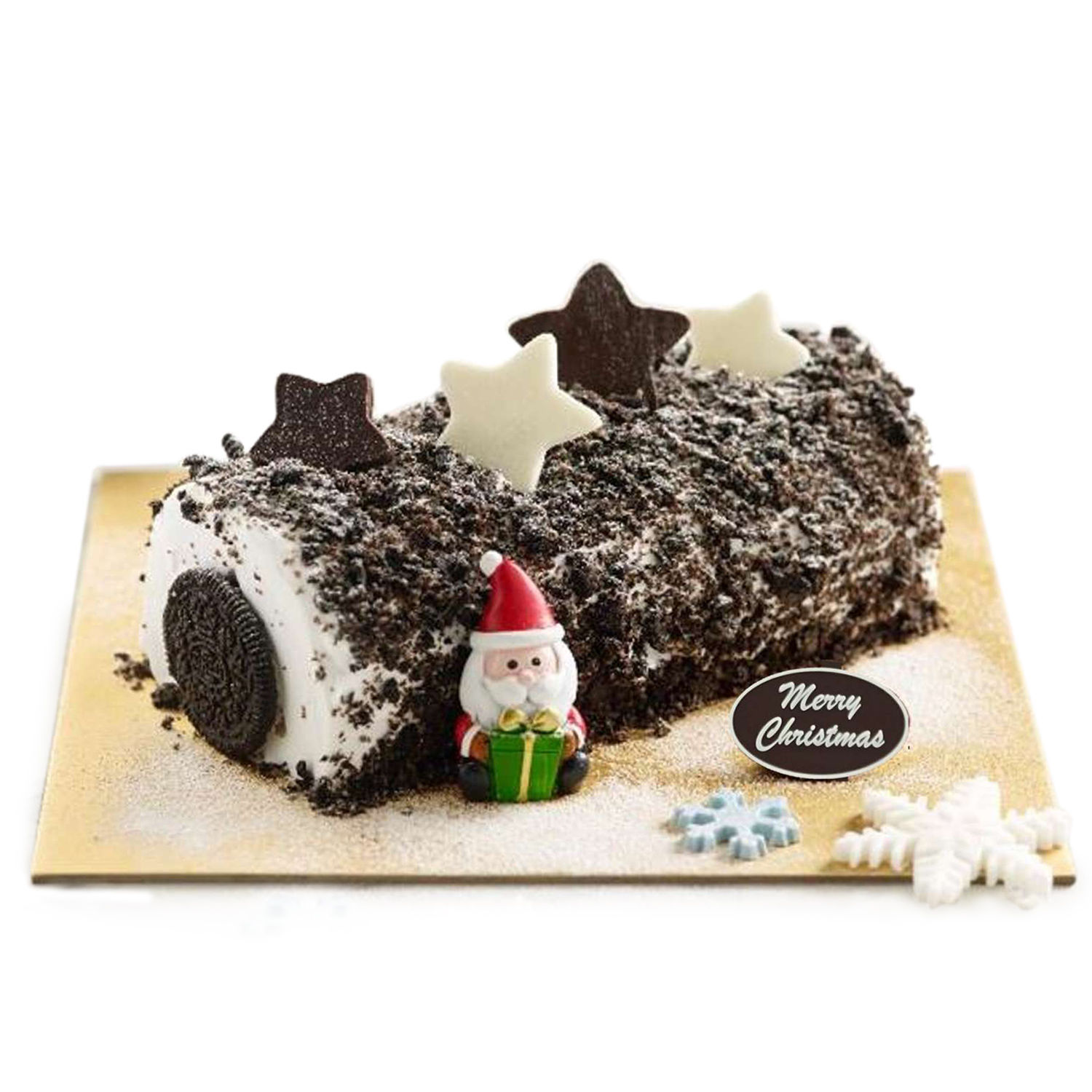 Cookies and Cream Log Cake For Christmas Delivery in Singapore - FNP SG
