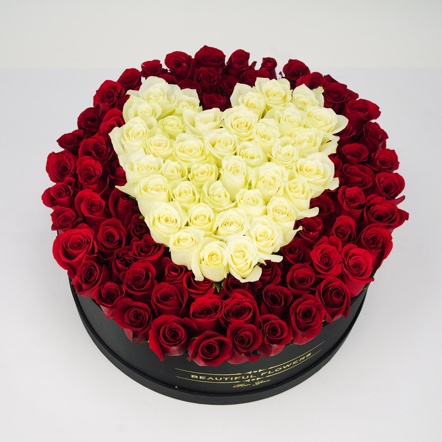 Heart Shaped Premium Roses Arrangement Delivery in Singapore - FNP SG