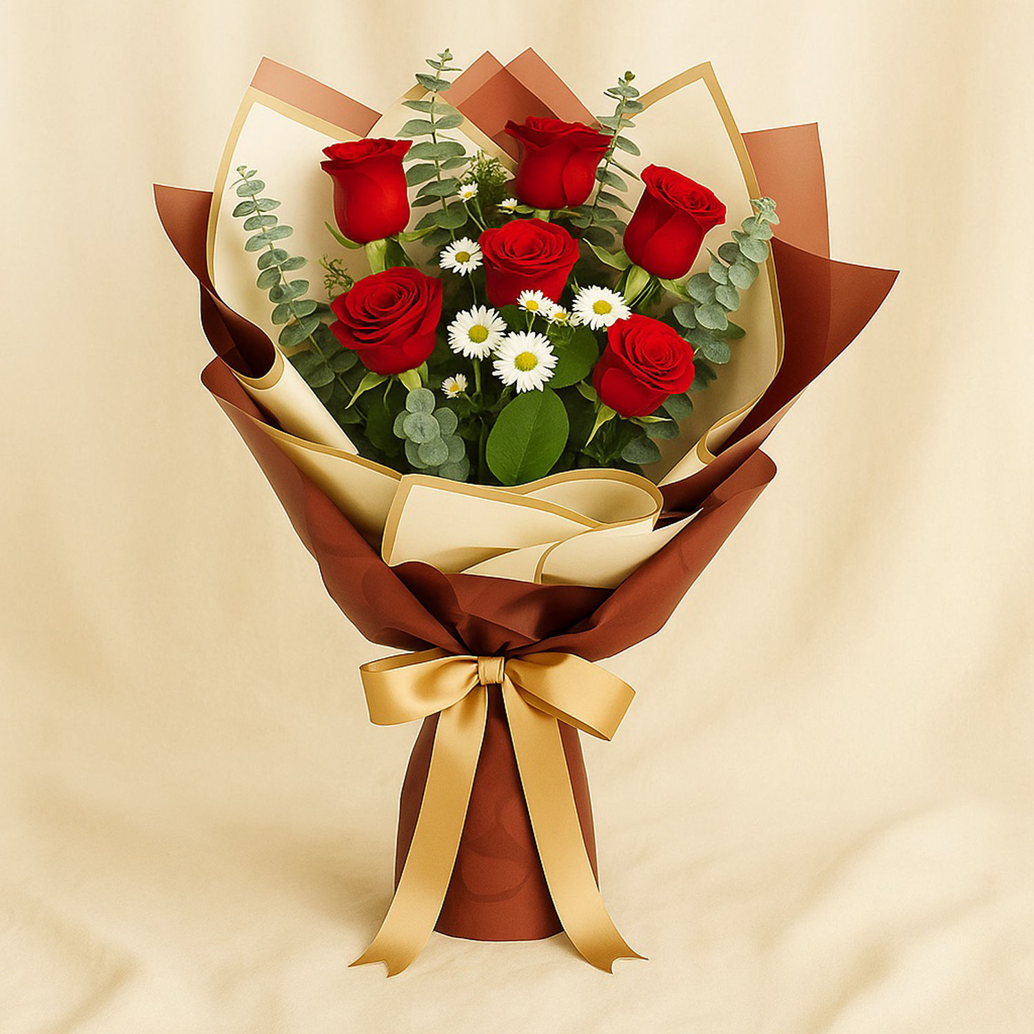 Designer Red Roses Bunch Delivery in Singapore - FNP SG