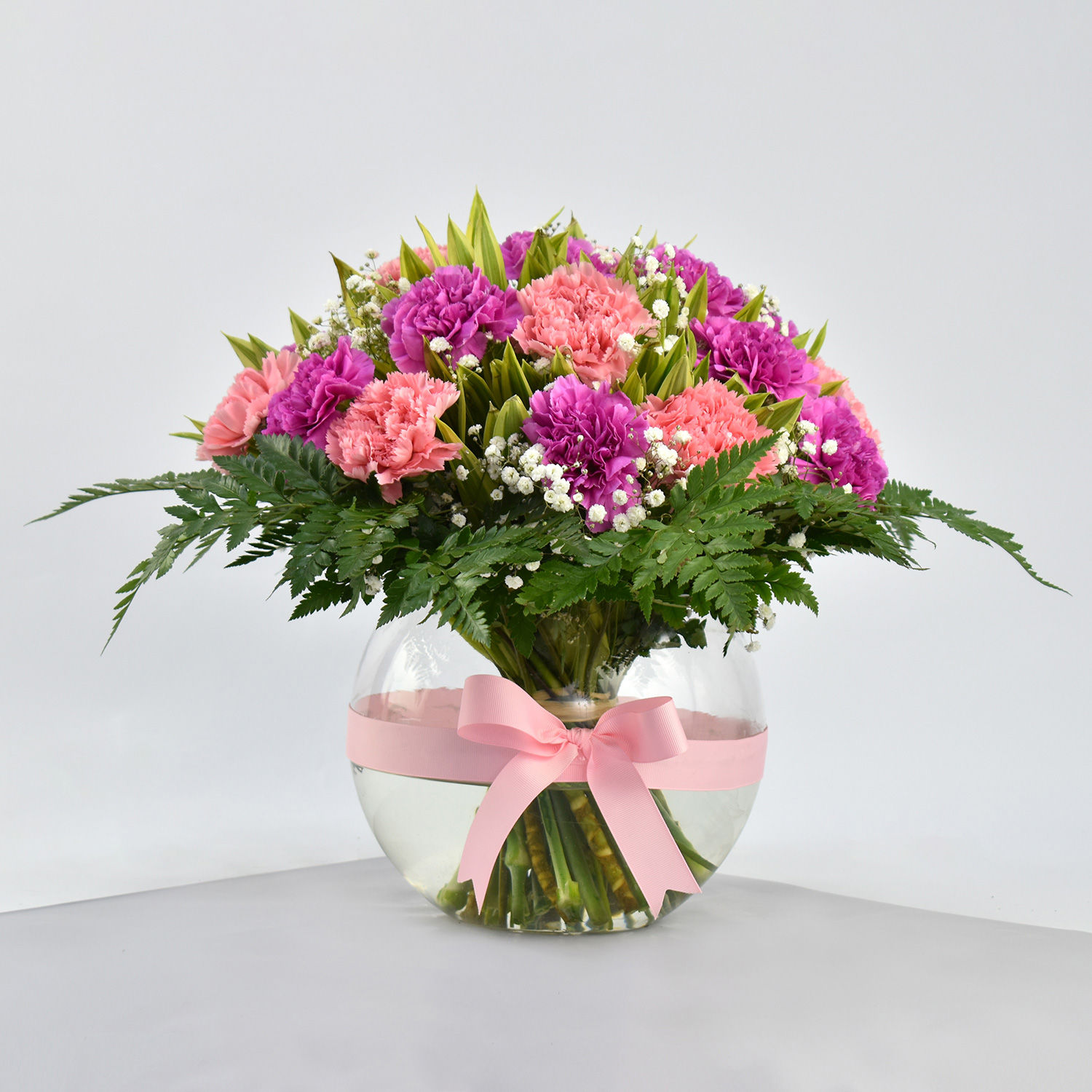 Beauty Of Carnation Flower Arrangement Delivery in Singapore - FNP SG