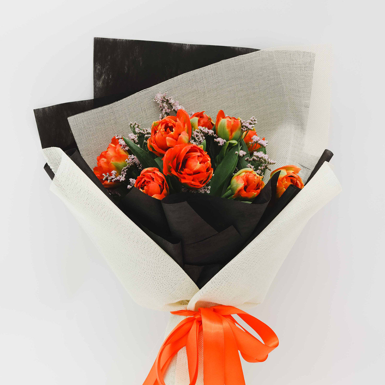Striking Tulips & Caspier Bouquet Delivery in Singapore - FNP SG