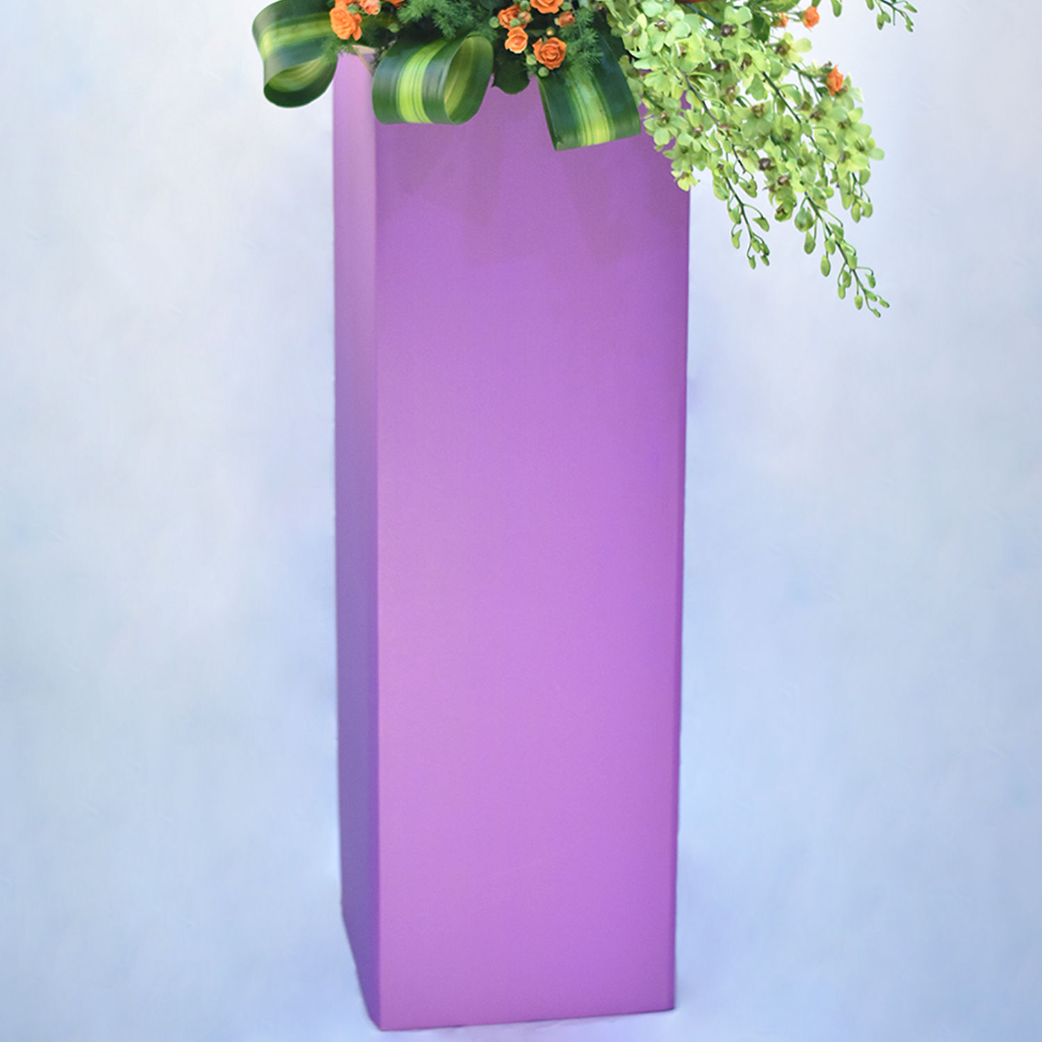 Lovely Mixed Flowers Purple Stand Delivery in Singapore - FNP SG
