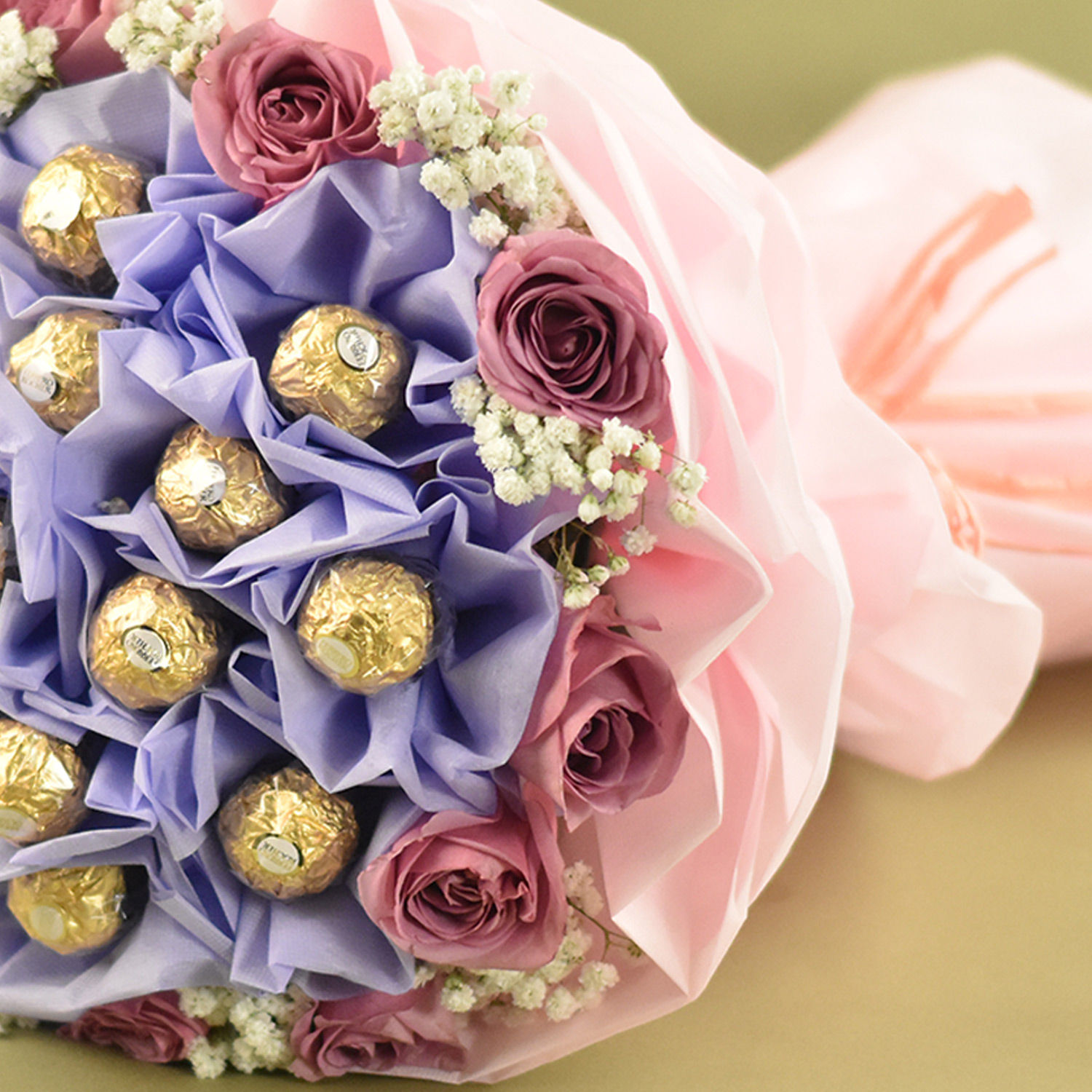 Roses & Ferrero Rocher Bouquet Delivery in Singapore - FNP SG