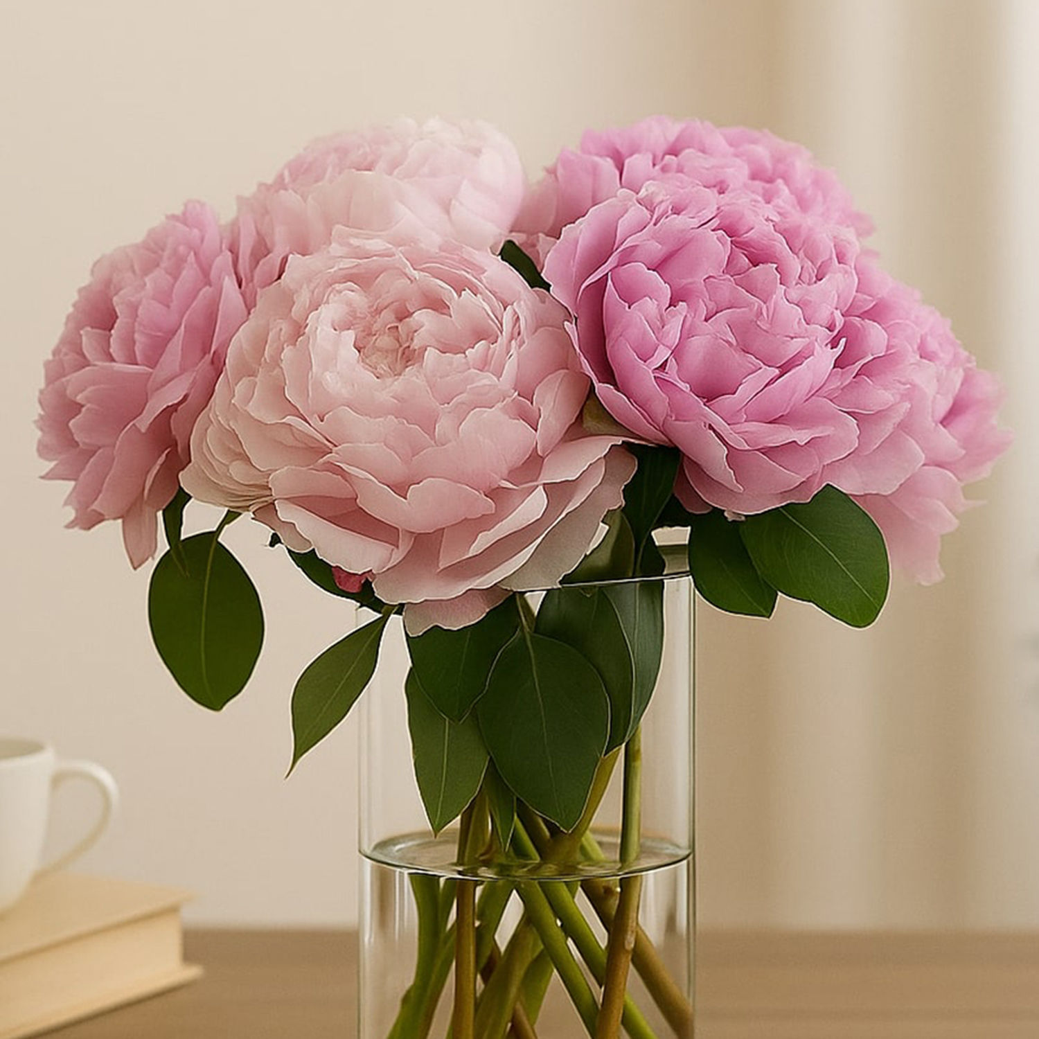 Light Pink Peonies Delivery in Singapore - FNP SG