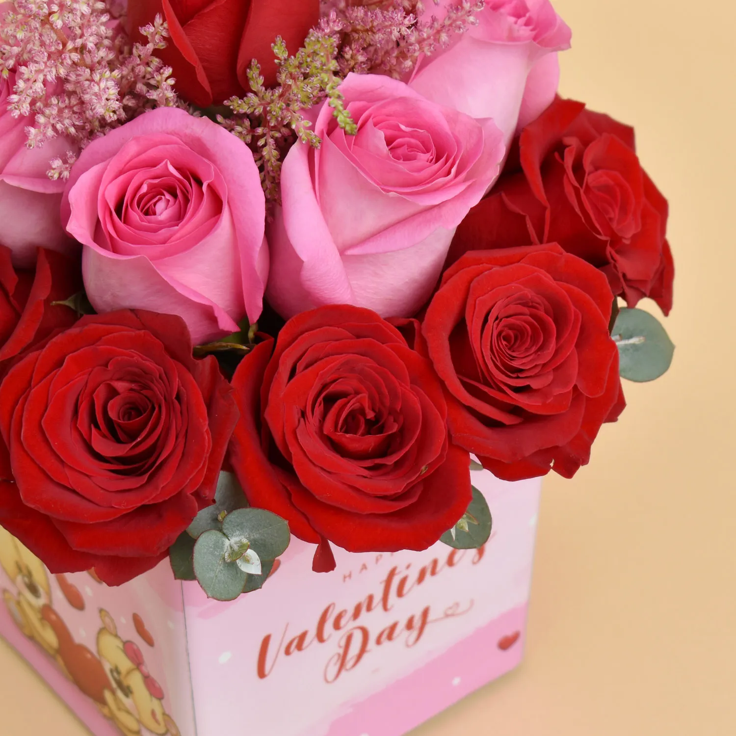 Valentines Day Roses Vase Delivery in Singapore - FNP SG