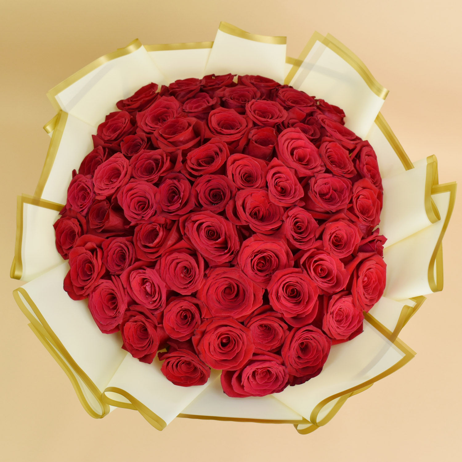 50 Red Roses Bouquet Delivery in Singapore - FNP SG