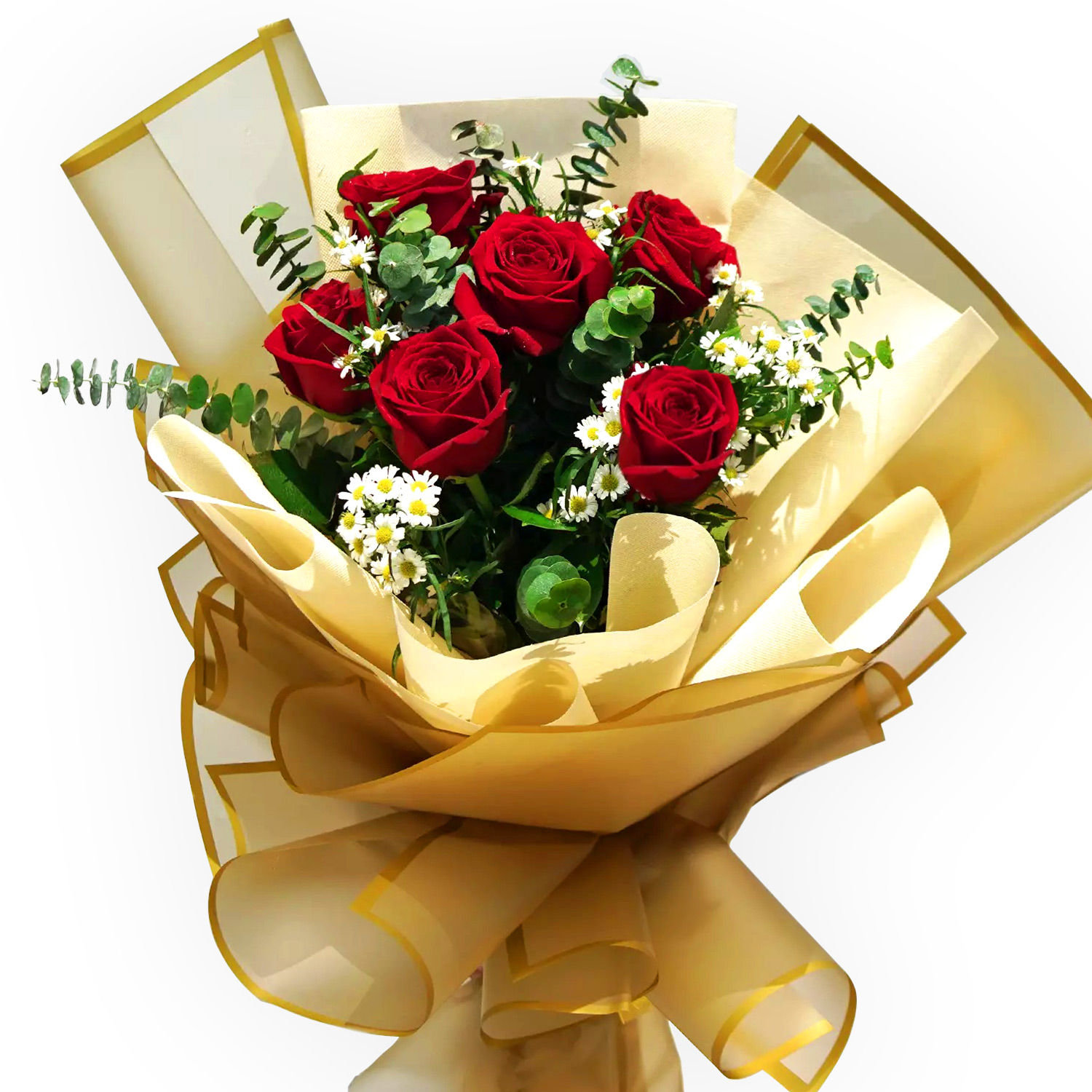 Designer Red Roses Love Bunch Delivery in Singapore - FNP SG