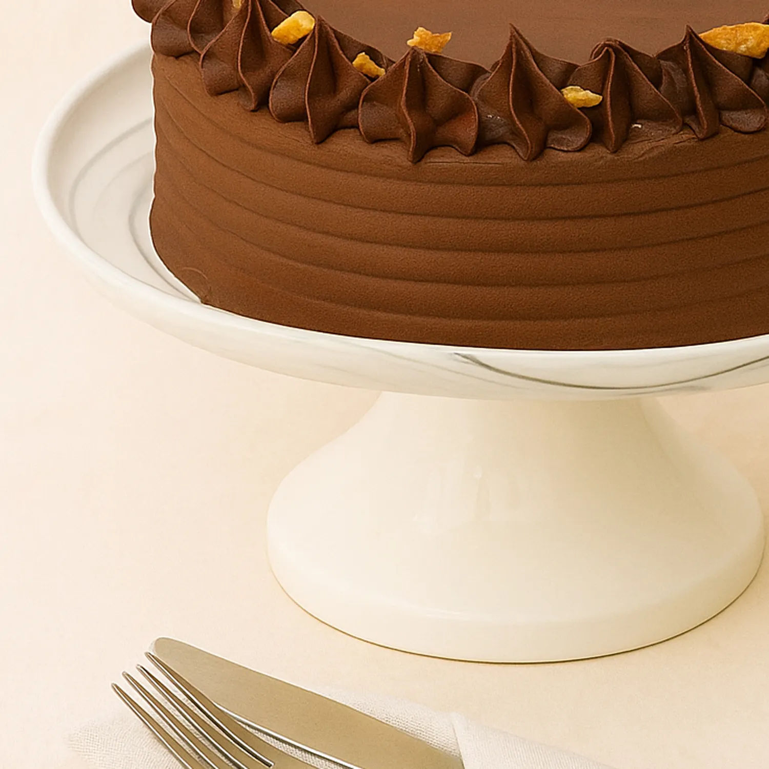 Crunchy Walnut Chocolate Cake Delivery in Singapore - FNP SG