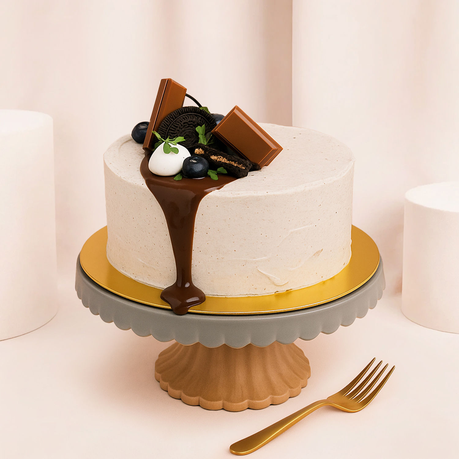 Yummy Kit Kat & Oreo Dripping Cake Delivery in Singapore - FNP SG