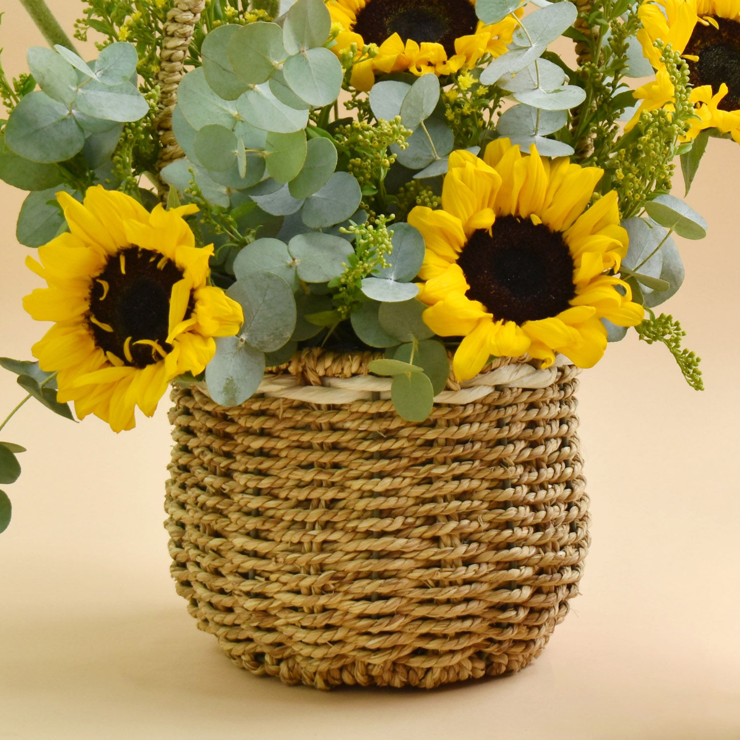Sunflowers Shine Basket Delivery in Singapore - FNP SG