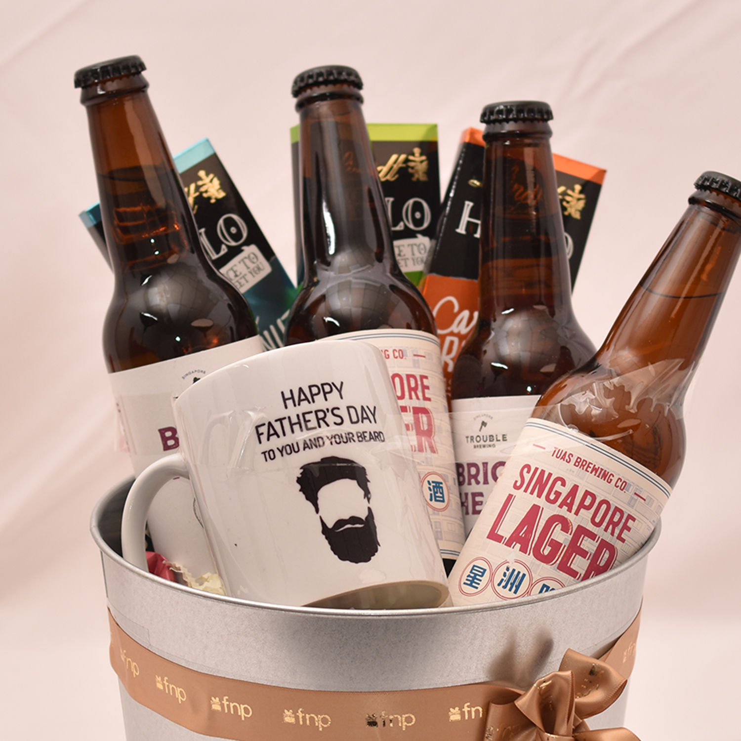 Beer Bucket with Printed Mug For Dad Delivery in Singapore - FNP SG