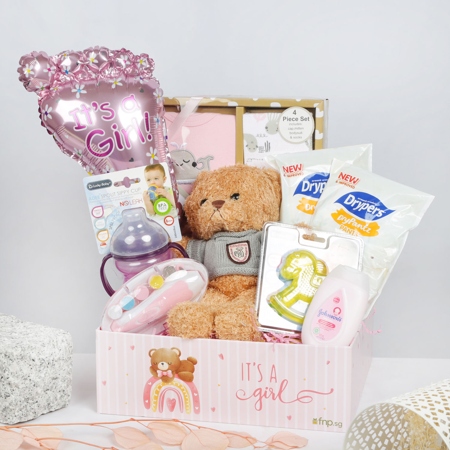 Gift Hamper For Baby Girl Delivery in Singapore - FNP SG