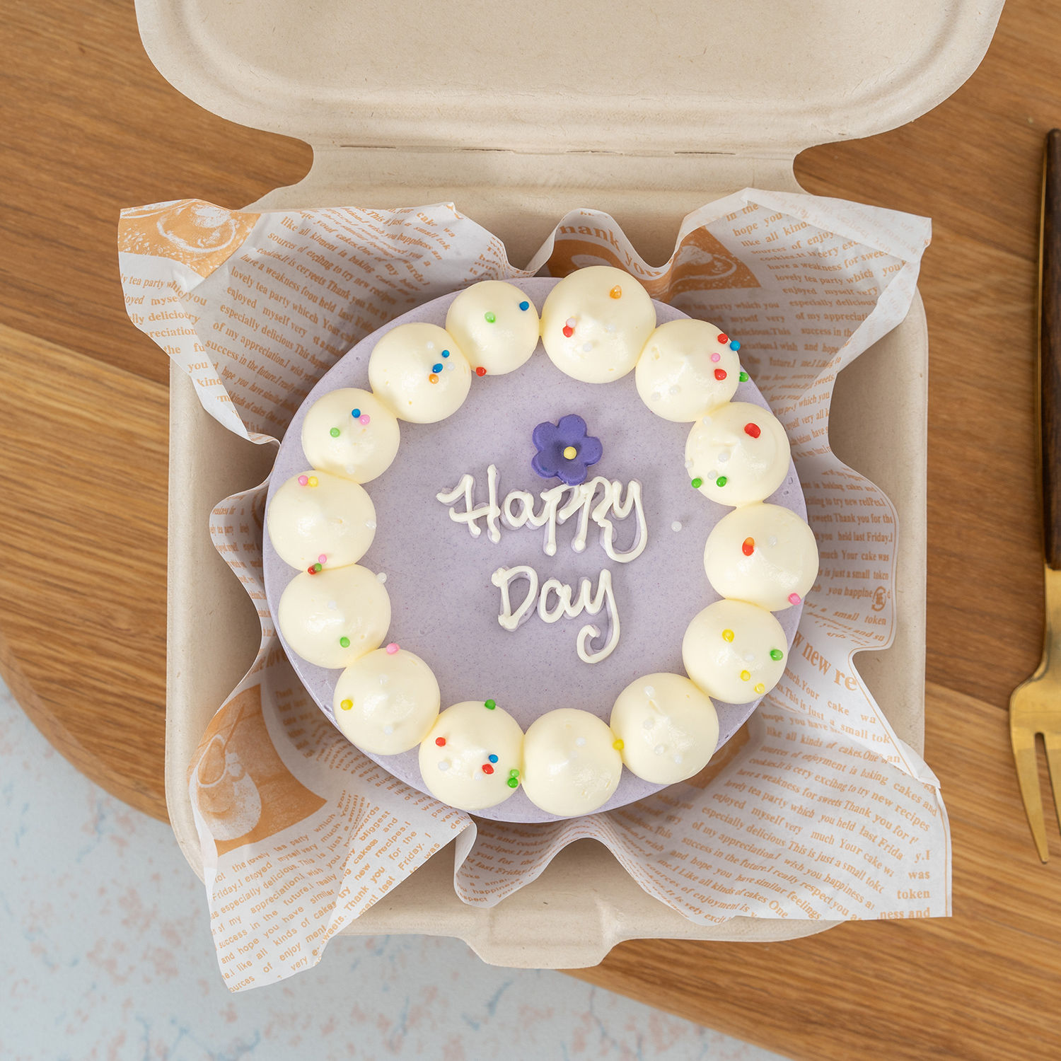 Sweet Purple Korean Bento Rose Lychee Cake Delivery in Singapore - FNP SG