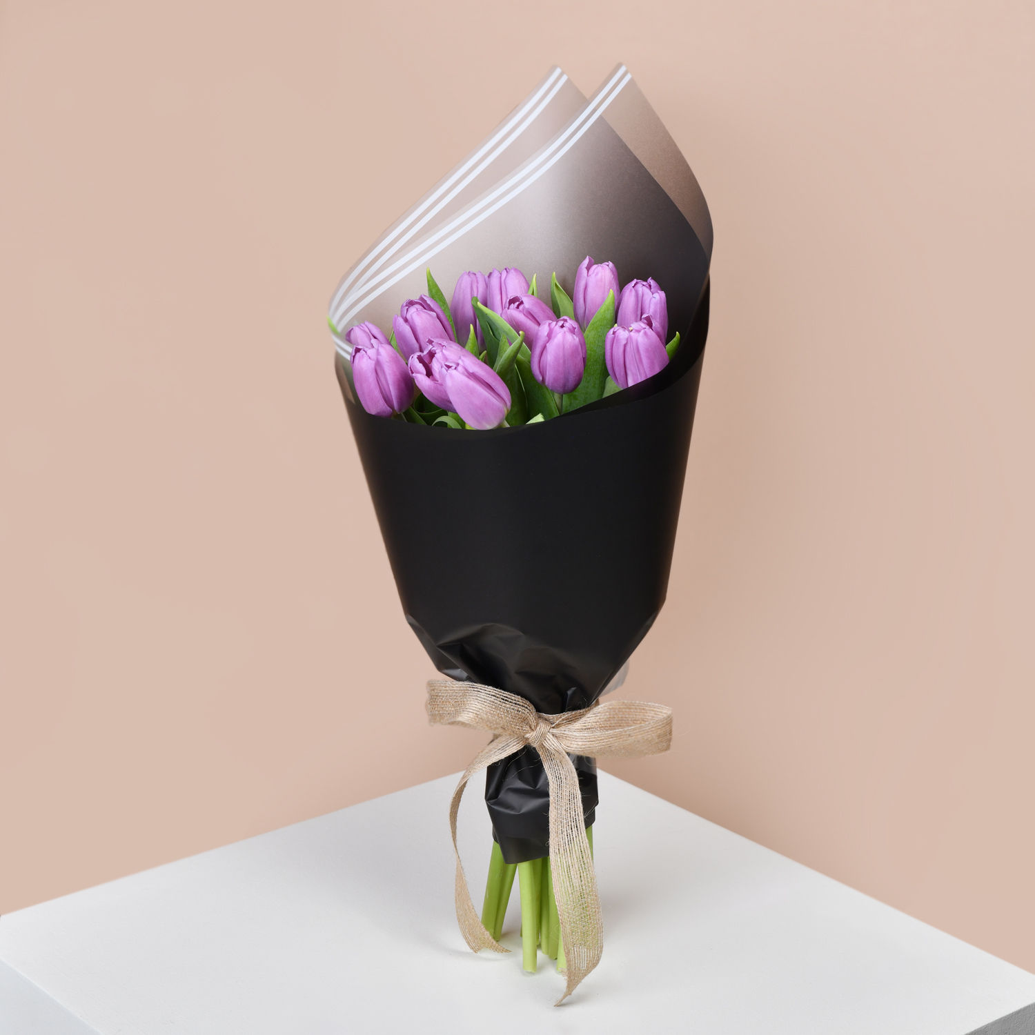Violet Tulip Bouquet Delivery in Singapore - FNP SG