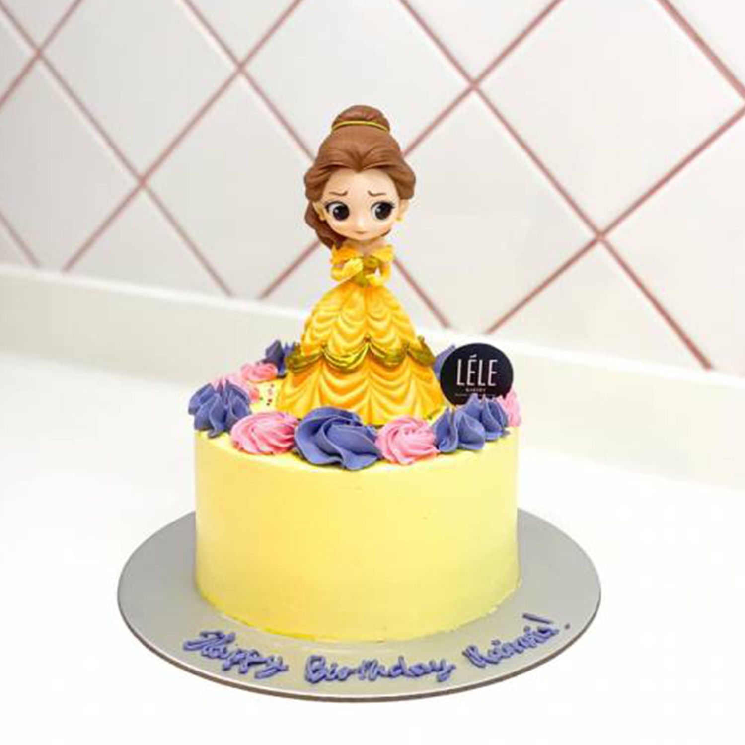 Princess Belle Cake 8 Inches Delivery in Singapore - FNP SG