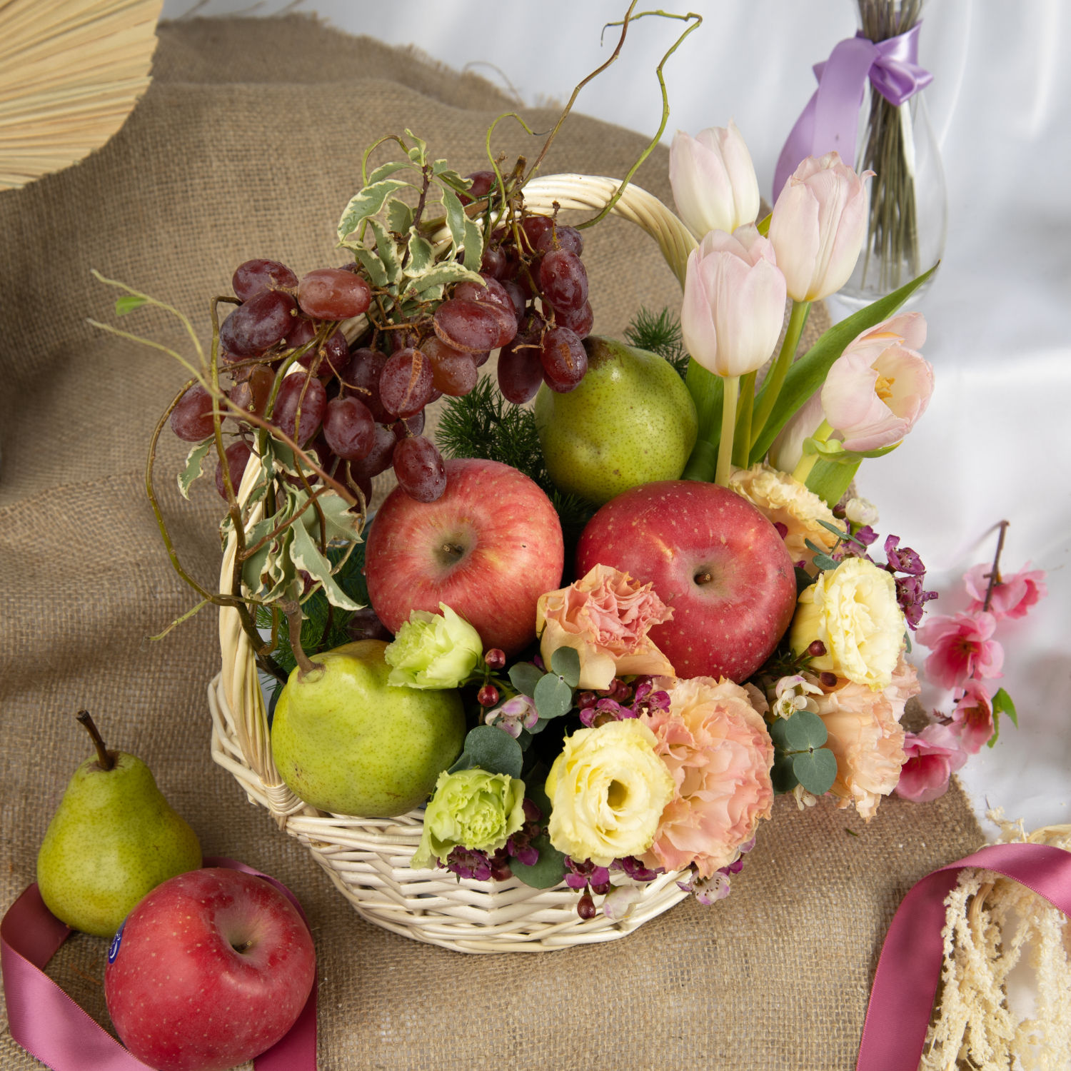 Small Fruits and Flowers Basket Delivery in Singapore - FNP SG