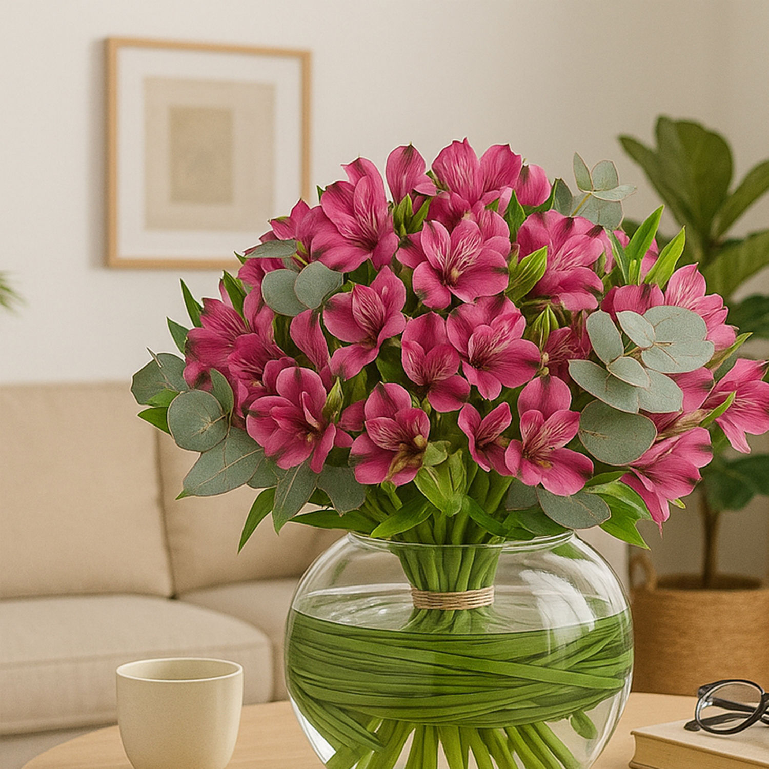 Purple Peruvian Lily Arrangement Delivery in Singapore - FNP SG