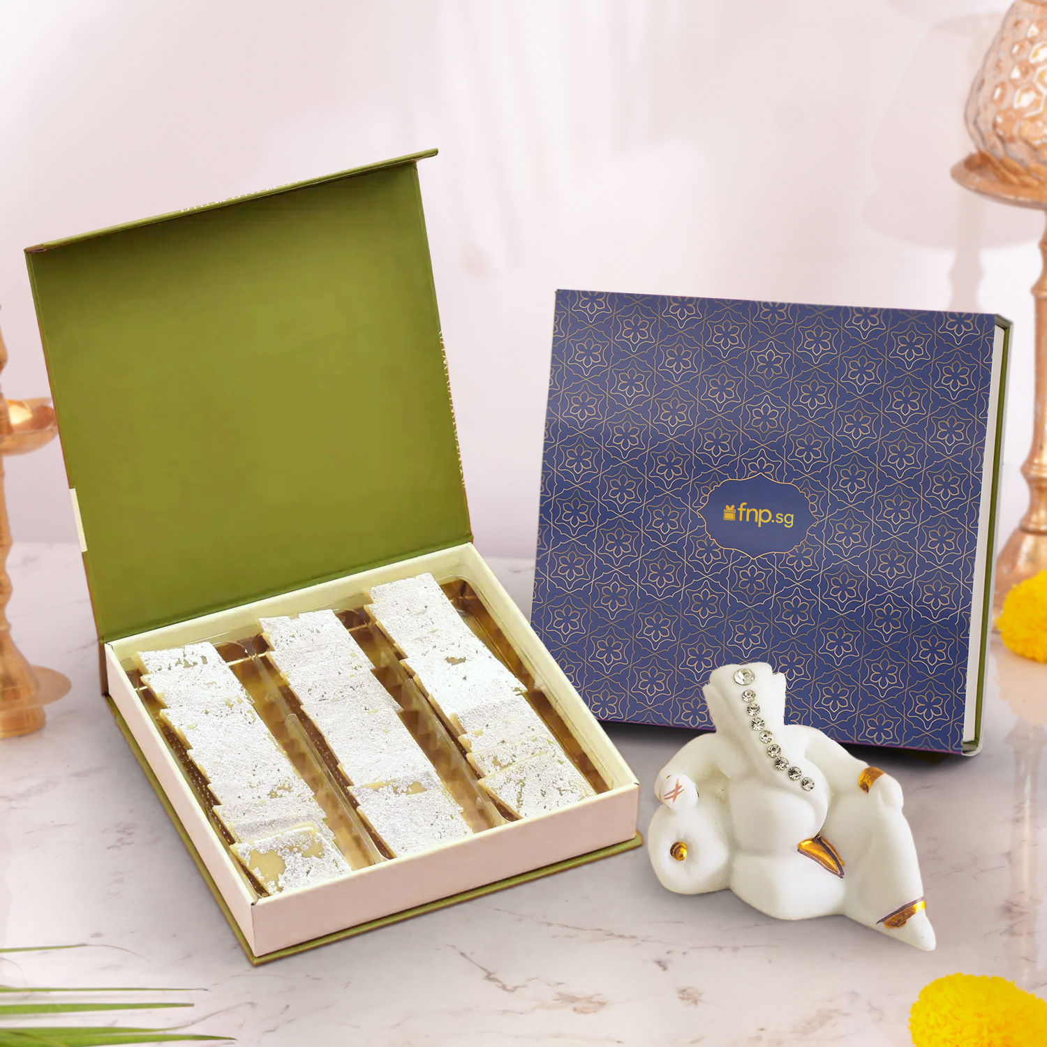 Premium Kaju Katli Box Delivery in Singapore - FNP SG