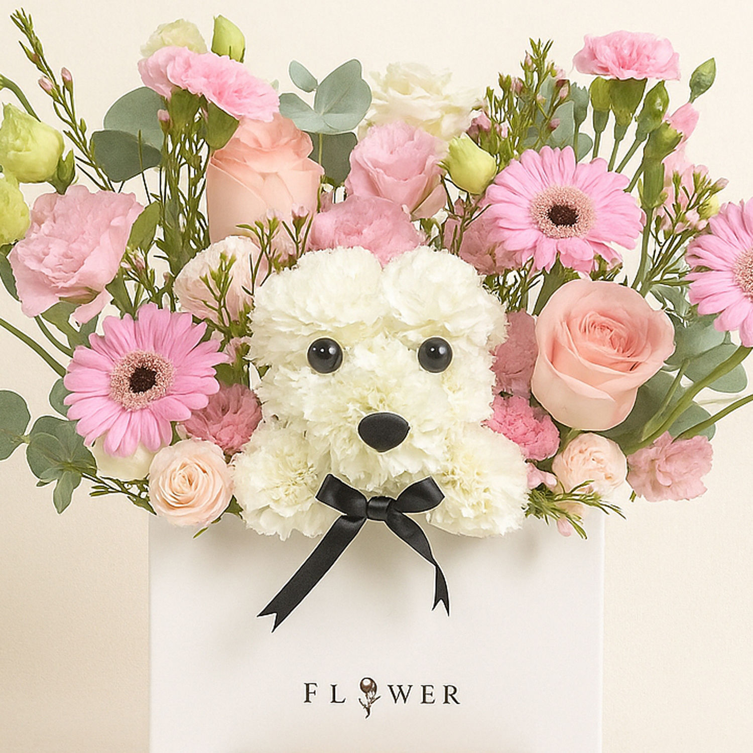 Hugs and Cuddles Flower Box Delivery in Singapore - FNP SG